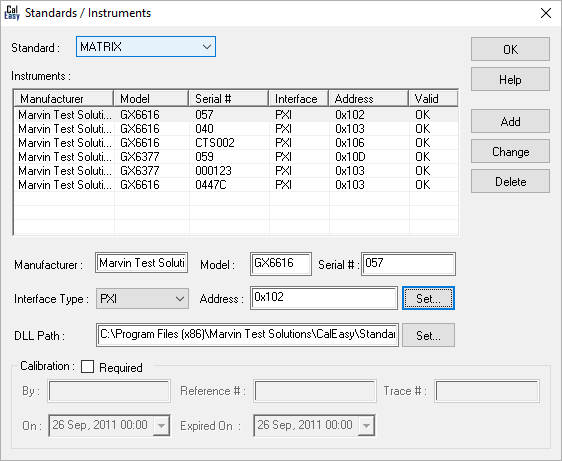 How To Configure Caleasy Standard Interfaces Using Ateasy Panel And Control Applet Marvin Test 5424